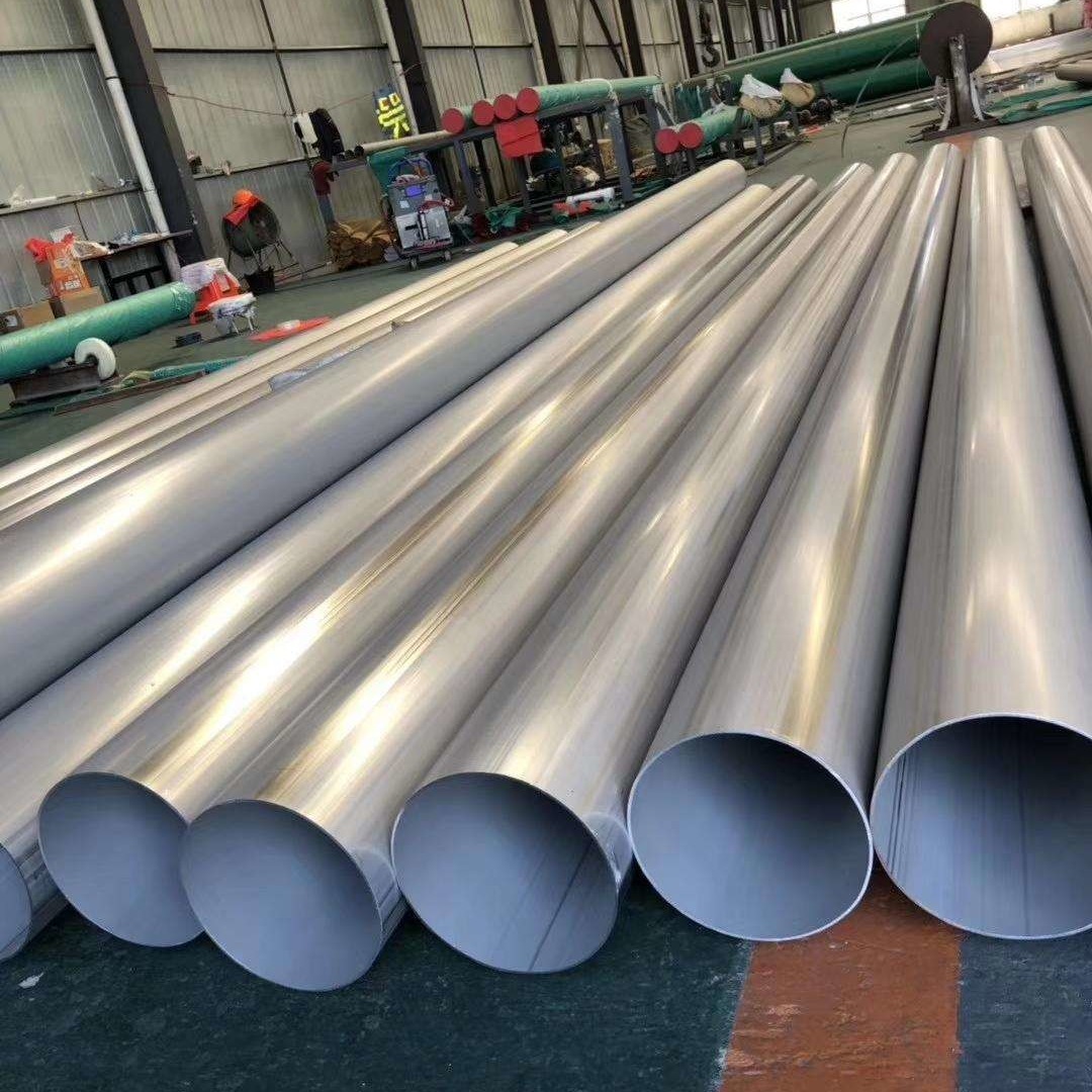 4K 8K Round SS 304 Pipe Hot Drawn 3mm GB DIN EN 1mm-2500mm